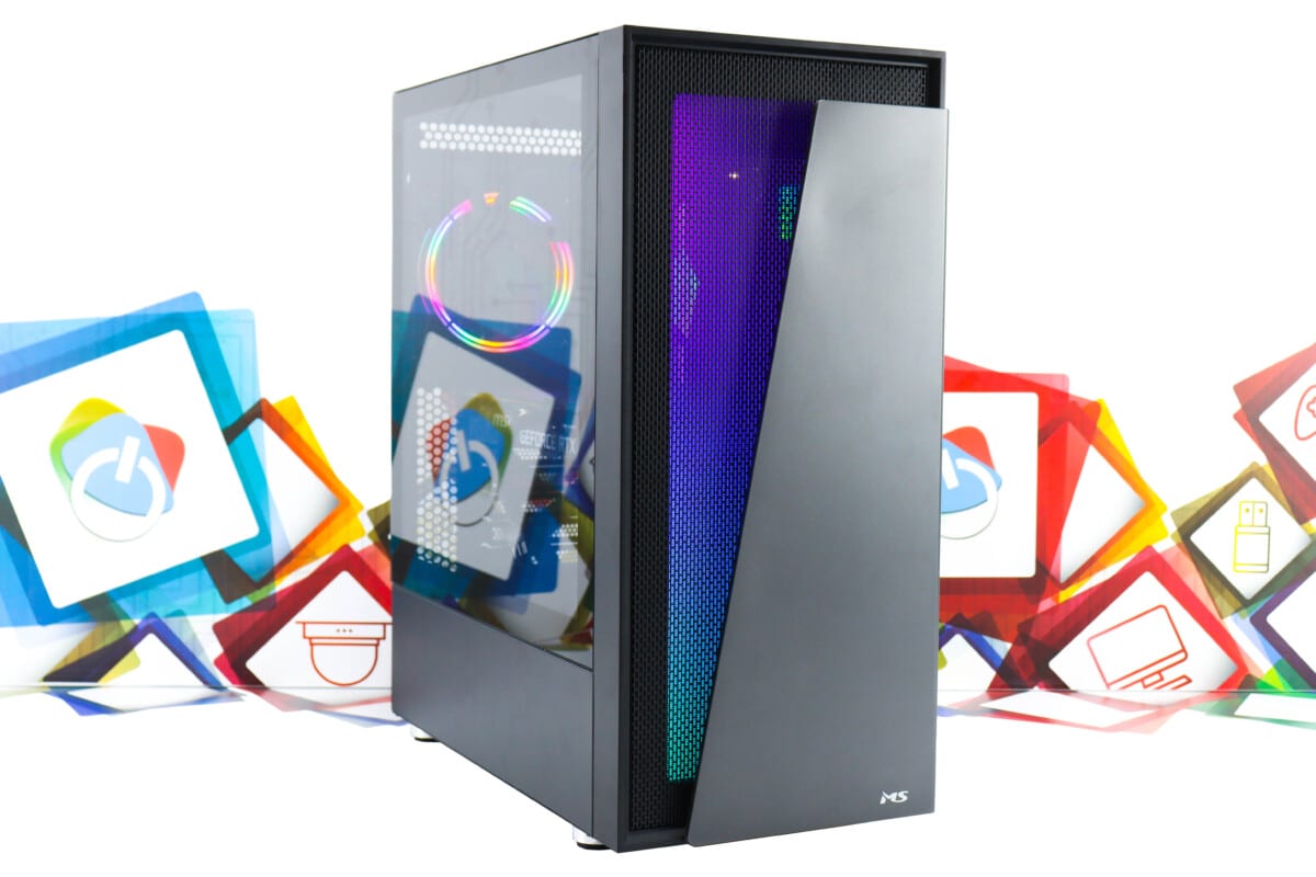 Kućište MS Armor V715 LED RGB MIDI tower - DOPER-TECH