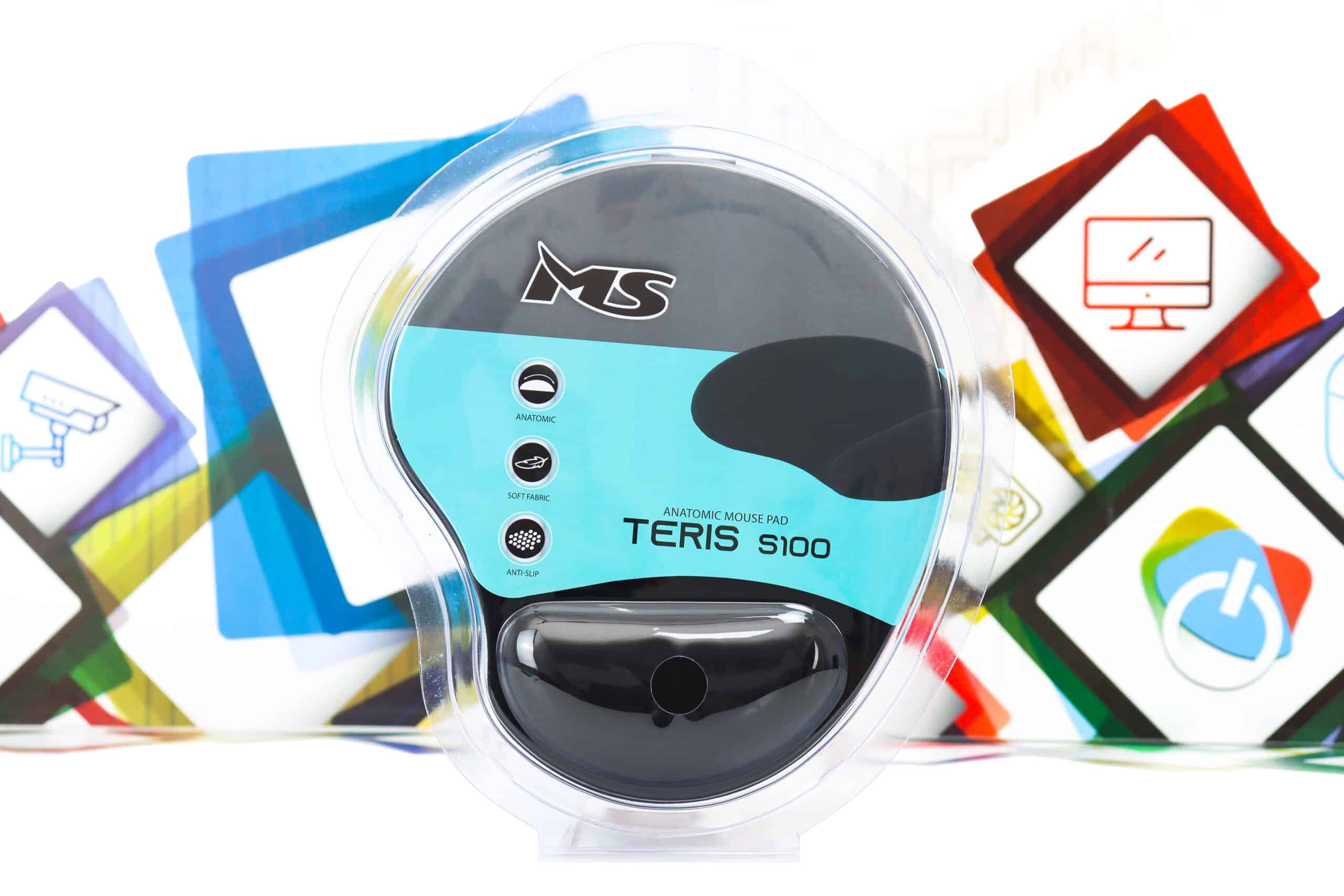 Podloga za miš MS S100 anatomska - DOPER-TECH