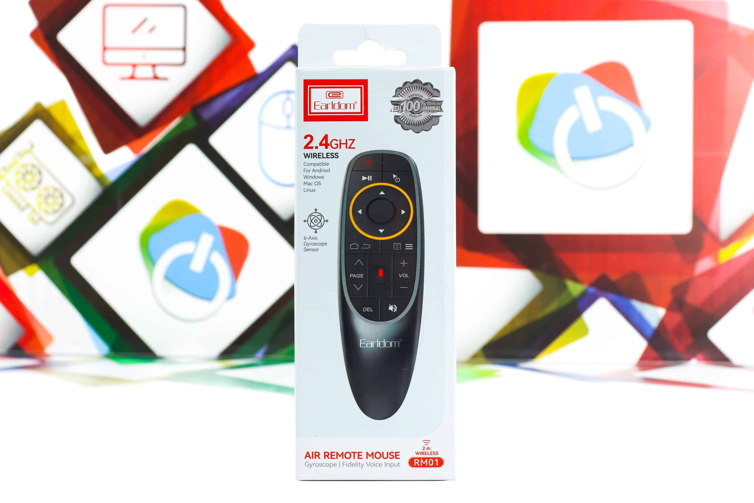 Daljinski upravljač Air Mouse Earldom RM01 2.4 GHz - DOPER-TECH